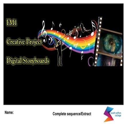 Sound design story board | DOCX