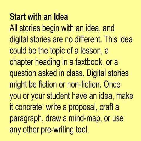 Digital story powerpoint watson | PPT