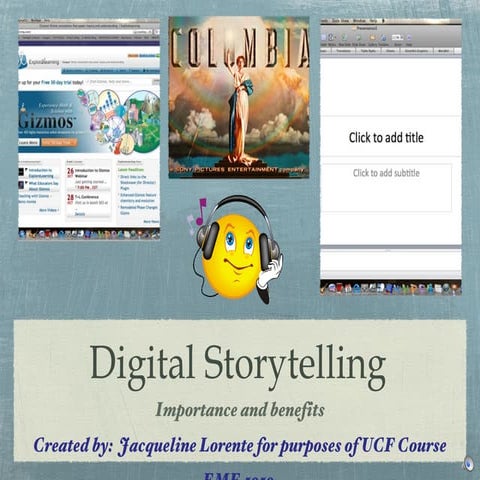 Digital Story Telling | PPT