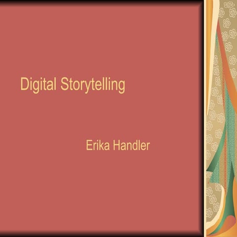 Digital storytelling | PPT