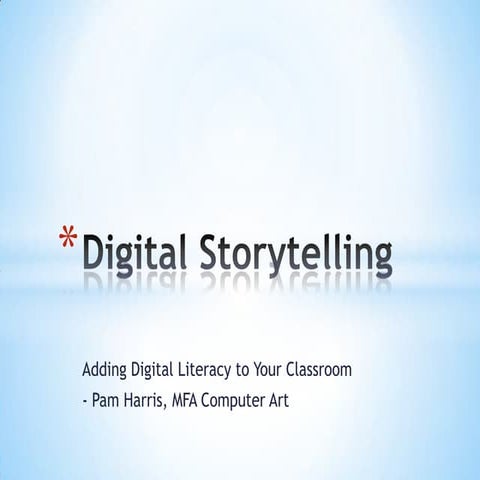 Digital storytelling | PPTX