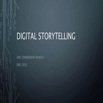 Digital storytelling | PPT