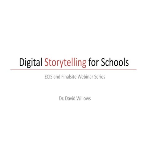 Digital storytelling for schools | PDF