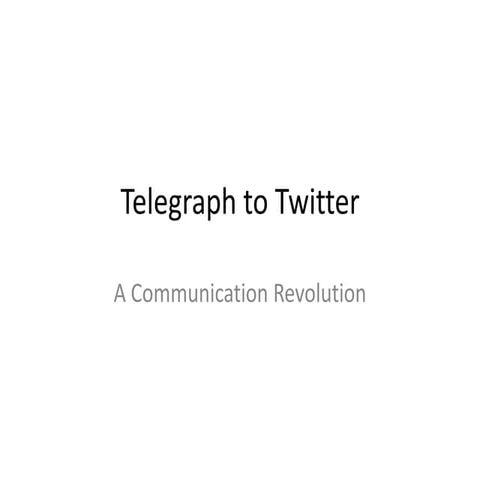 The Evolution of Communication | PPTX