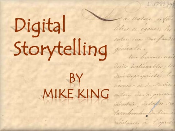 Digital Storytelling | PPT