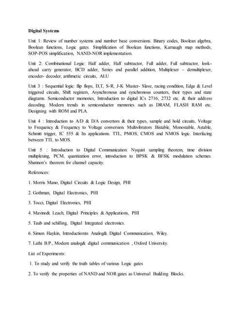 Digital Logic circuits R2021 SYLLABUS .doc