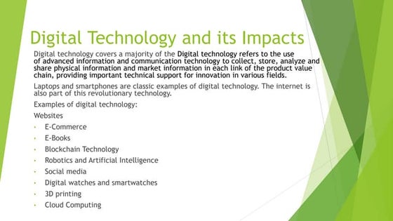Impact of Growing Technology on the Consumer | PPT