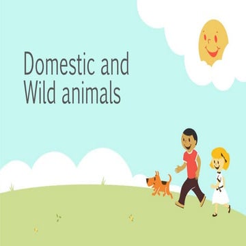Domestic and Wild Animals ICT | PPTX