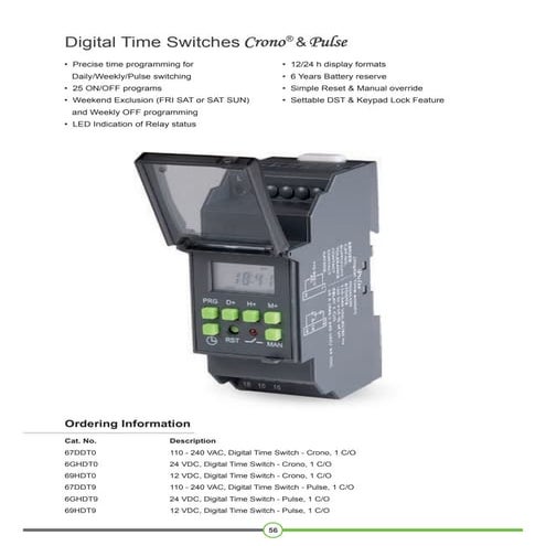Digital time switches | PDF
