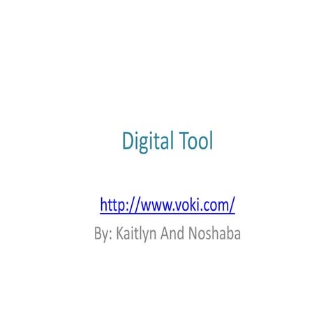 Digital tool | PPT