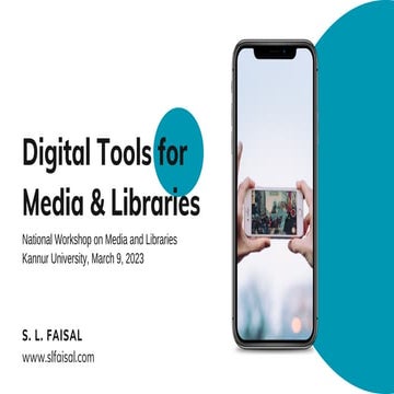 Digital Tools for Media & Libraries | PPT