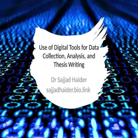 Digital Tools for Qualtitatve Researchers | PPTX