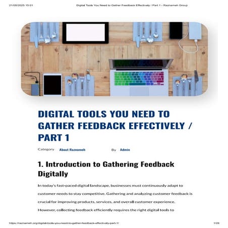 Digital Tools You Need to Gather Feedback Effectively _ Part 1 ...