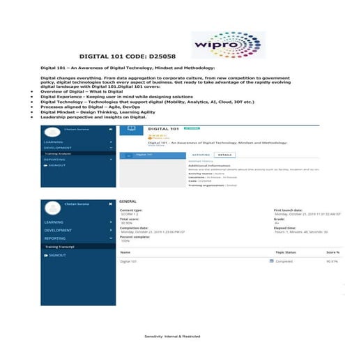 Digital transformation certification 101 | PDF