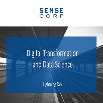 Digital Transformation and Data Science | PDF