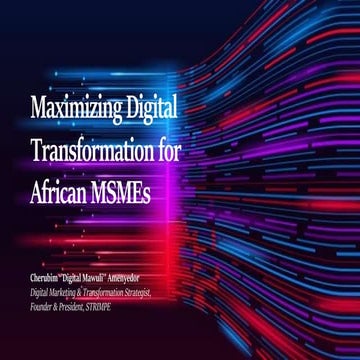 Digital Transformation in Africa - Unlocking the potential for SMEs.pptx