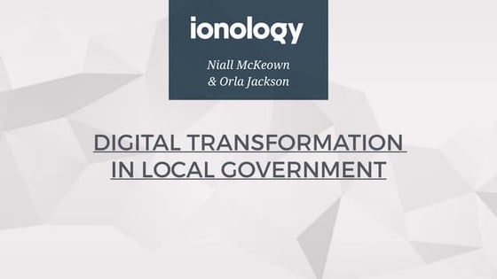 Digital Transformation Framework By Ionology | PDF
