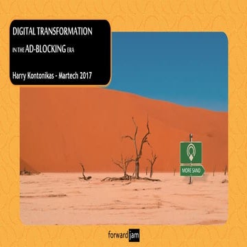 Digital transformation in the ad blocking era | PPT