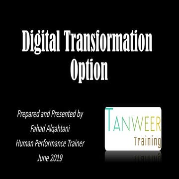 Digital transformation option | PDF