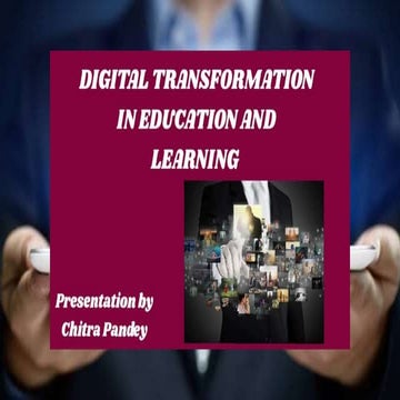 Digital transformations in education and learning ppt 2 | PPT