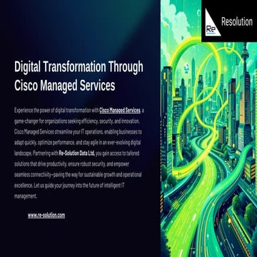 Accelerating Digital Growth Using Cisco Managed Services | PDF