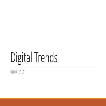 Digital trends | PPT
