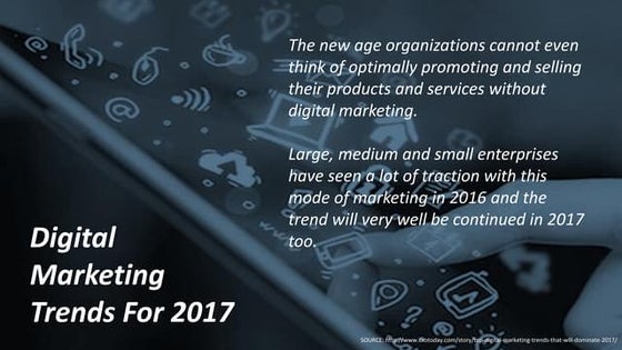 Digital trends 2017 | PPT