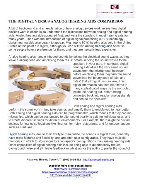 PA system - Analog v/s Digital Technology | PPTX