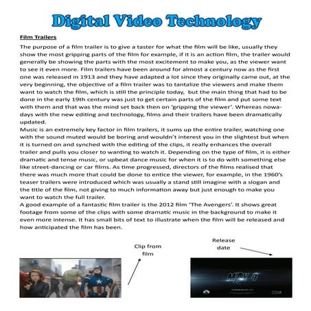 Digital video technology | PDF