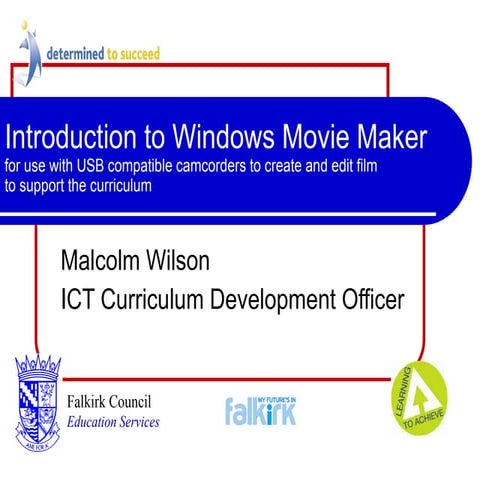 Digital Video Using Windows Movie Maker And Usb Camera | PPT