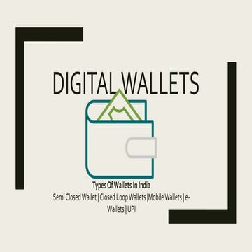 Digital wallets - Overview and Its Usage | PPTX | Credit Cards ...