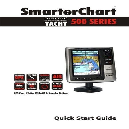 Digital yacht chartplotter sc500 quick start guide | PDF