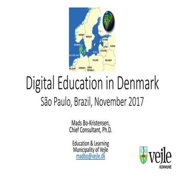 Digitial Education in Denmark | PPTX | Internet | Computing