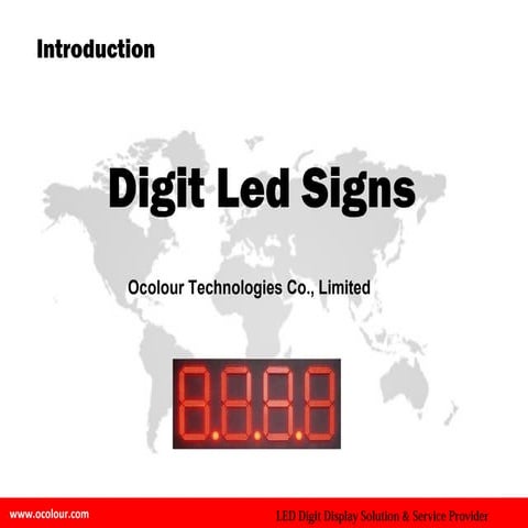 Digit led signs / gas price led sign | PPT