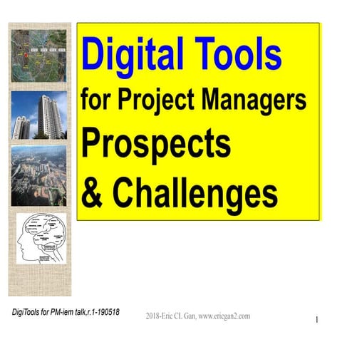 Digital Tools for Project Managers Prospects & Challenges | PPT