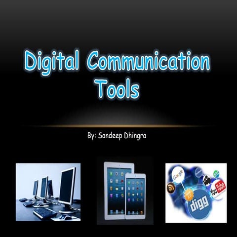 Recap of Digitial Communication Tools | PPT