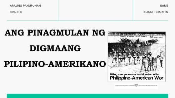 Ugnayang Pilipino-Amerikano at Kasunduang Militar | PPT