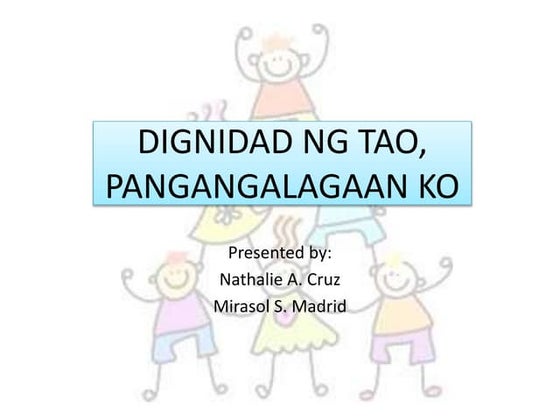 ANG KAHULUGAN NG DIGNIDAD.pptx