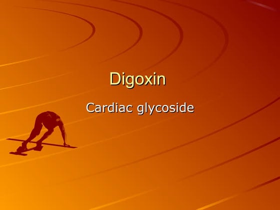 Mechanism of action of digoxin | PPT