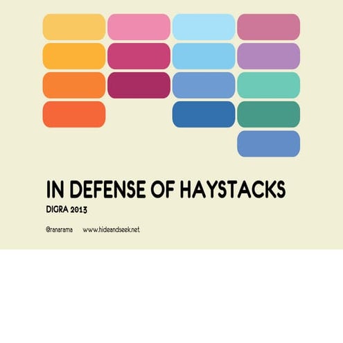 In Defense Of Haystacks | PDF | Fan Conventions | Events