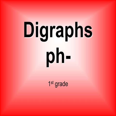 Digraphs ph-.ppt to learn more about diagraphs | PPT