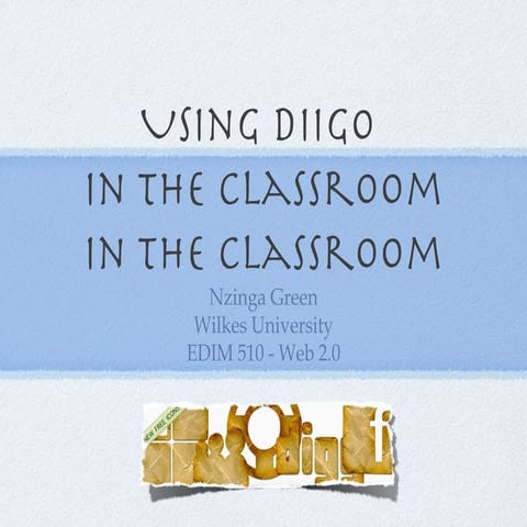 Diigo as a classroom tool | PDF
