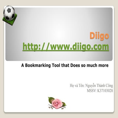 tim hieu Diigo | PPTX