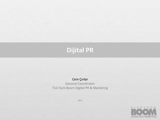 Tick Tock Boom Facebook Zaman Tüneli | PPT