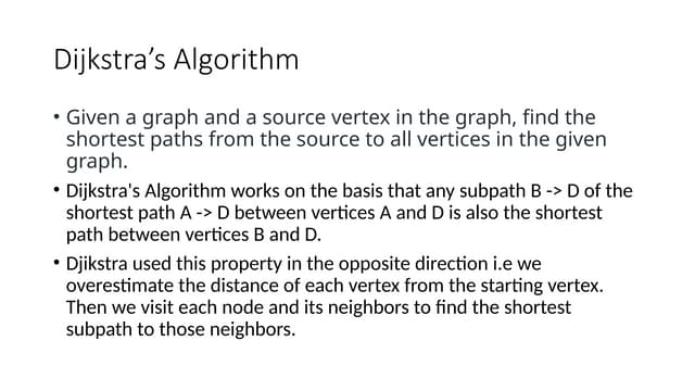 Data structures and algorithms Dijkstra’s Algorithm (1).pptx Data structures and algorithms Dijkstra’s Algorithm (1).pptx