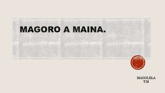 Sepedi Leleme la gae paper 1 (Maamanyi). Dibopego le melao ya tšhomišo ...