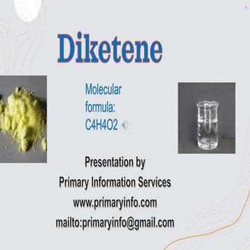 Diketene - database | PDF