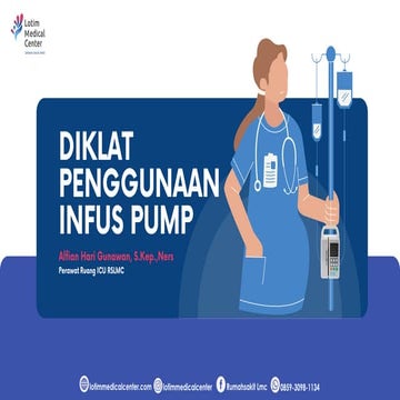 INFUS PUMP DAN SYRINE PUMP SERTA PERHOITUNGAN DOSIS OBAT | PPTX