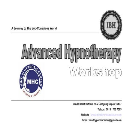 Advanced Hypnotherapy for General Purposes | PPT