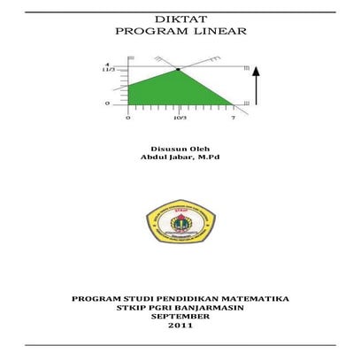 Diktat program linear | DOCX